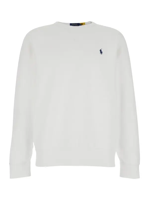 Polo Ralph Lauren Classic Crewneck Sweatshirt For - White