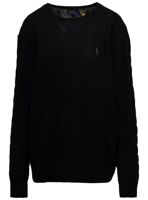 Polo Ralph Lauren Luxurious Wool-cashmere Blend Sweater - Black