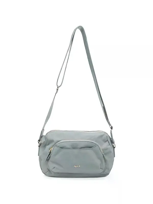 AGNES B. Logo-plaque Crossbody Bag
