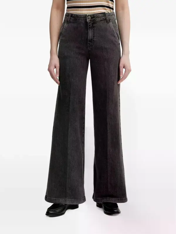 BENETTON High-waisted Wide-leg Jeans