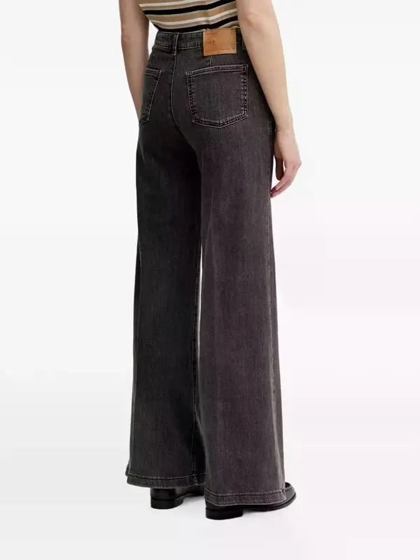 BENETTON High-waisted Wide-leg Jeans