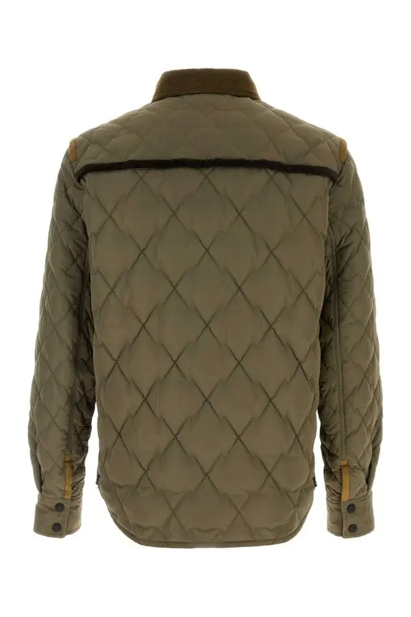 Moncler Olive Polyester Soleil Down Jacket