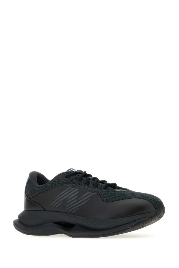 Junya Watanabe Synthetic Leather And Fabric X New Balance Sneakers - Black