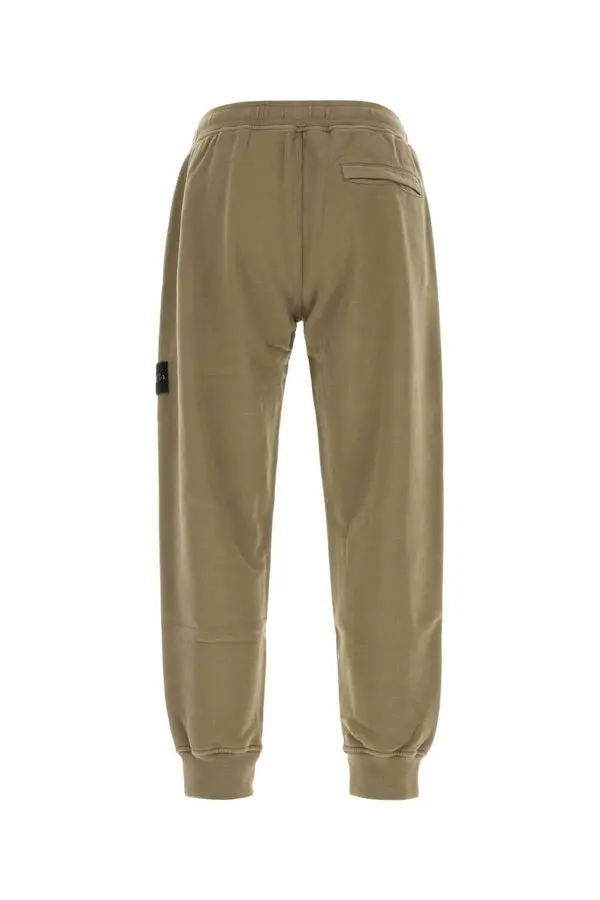Stone Island Army Cotton Joggers