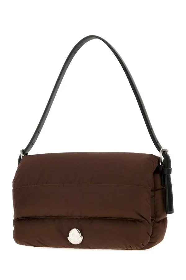 Moncler Nylon Caradoc Shoulder Bag - Brown