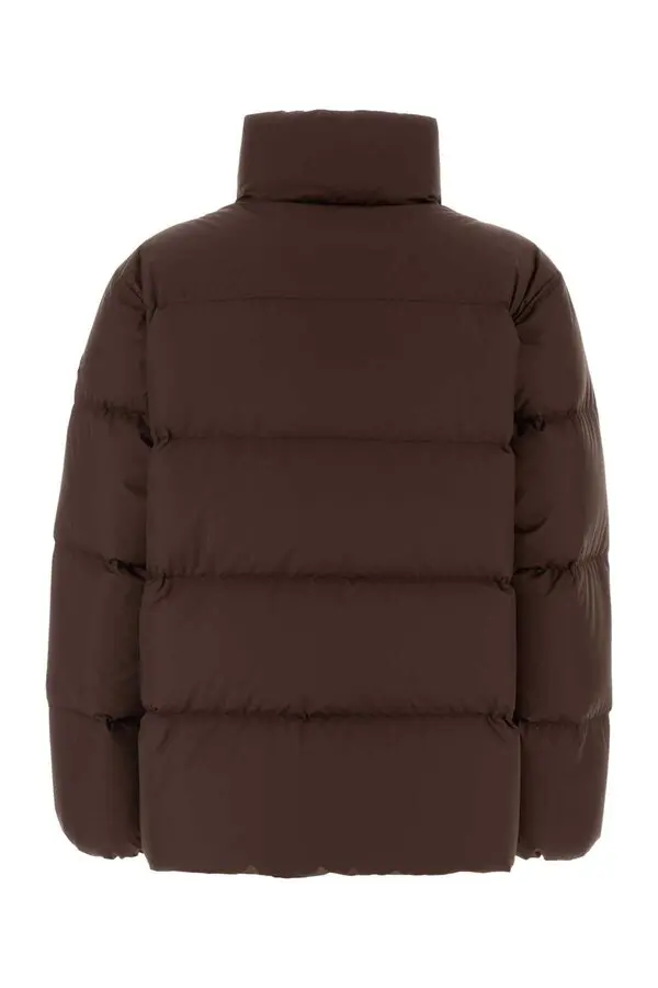 Moncler Chocolate Polyester Vivantesse Down Jacket