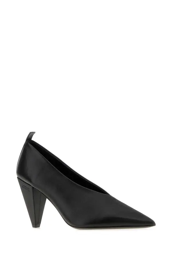 Loewe Leather Origami Cubic Pumps