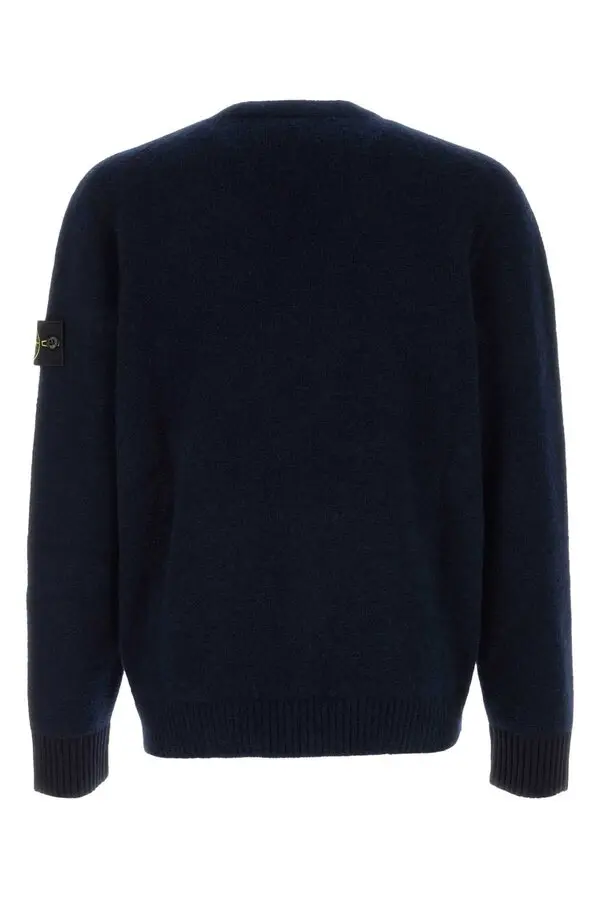Stone Island Midnight Stretch Alpaca Blend Cardigan
