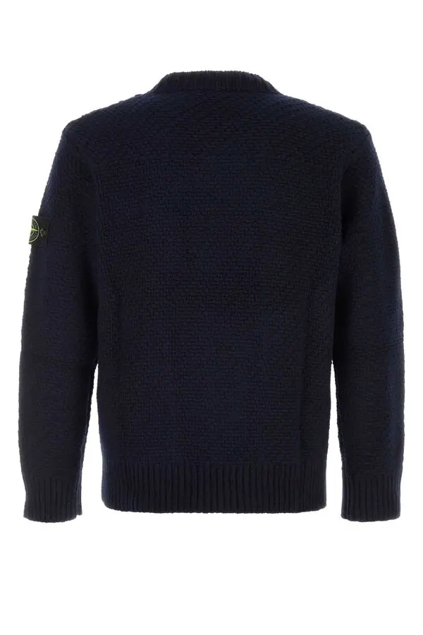 Stone Island Midnight Wool Blend Sweater