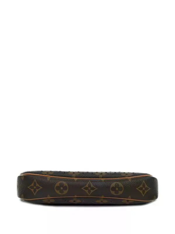 LOUIS VUITTON 2006 Monogram Perforated Pochette Accessoires Shoulder Bag