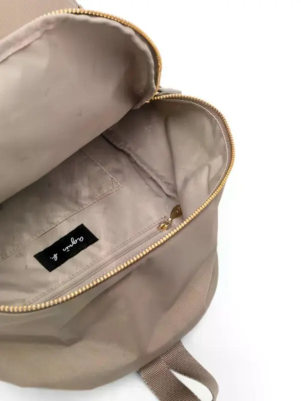 AGNES B. Logo-plaque Backpack
