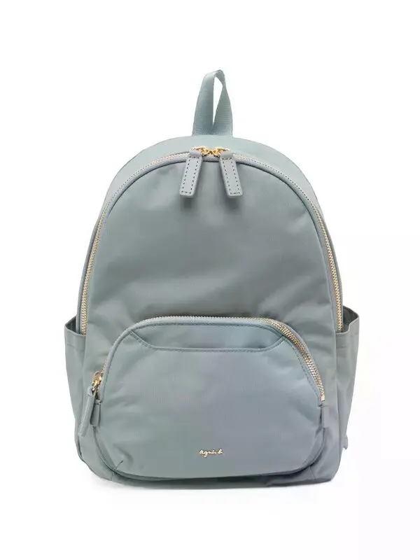 AGNES B. Logo-plaque Backpack