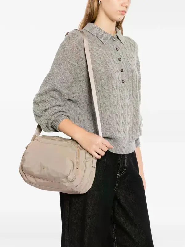 AGNES B. Logo-plaque Shoulder Bag