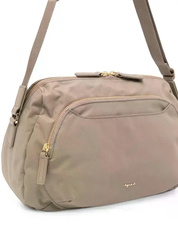 AGNES B. Logo-plaque Shoulder Bag