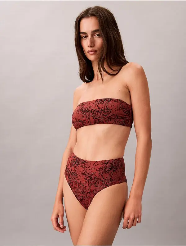 Calvin Klein Essentials Swim Bandeau - Python+spiced Apple