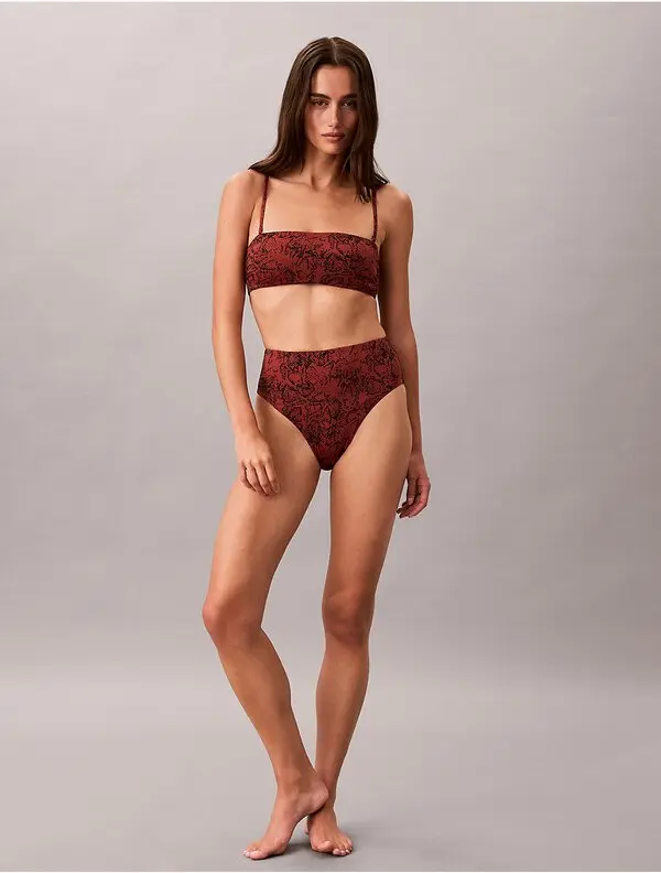 Calvin Klein Essentials Swim Bandeau - Python+spiced Apple