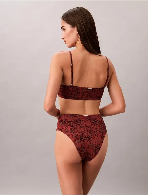Calvin Klein Essentials Swim Bandeau - Python+spiced Apple
