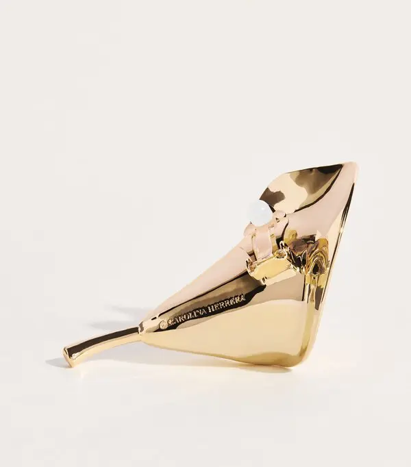Carolina Herrera Calla Lily Clip-on Earrings