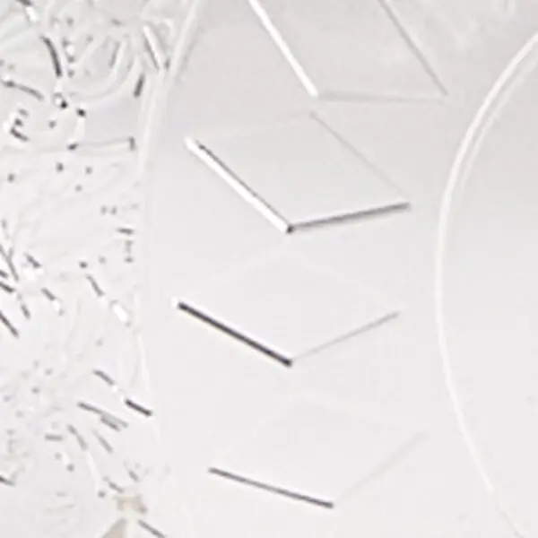 Harrods Metal Toile Bauble - Silver