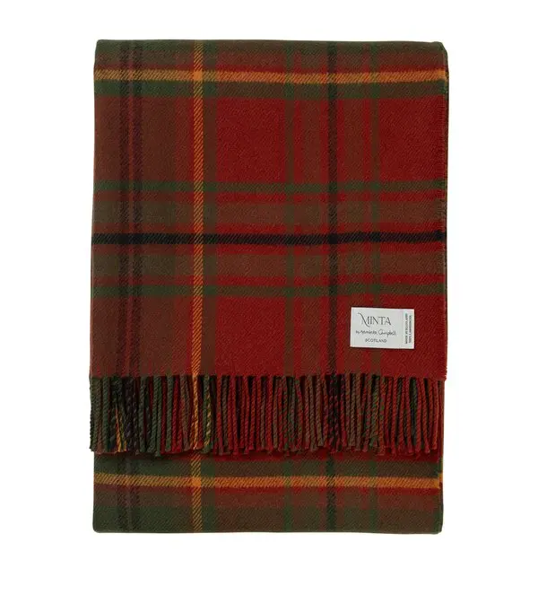 ARAMINTA CAMPBELL Wool Autumn Woodland Walk Throw