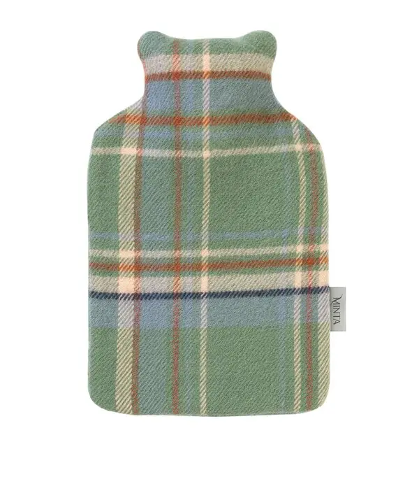 ARAMINTA CAMPBELL Wool Highlands At Dawn Hot Water Bottle - Green