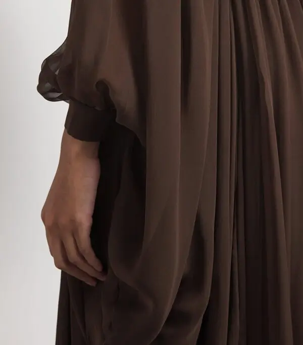 Zuhair Murad Silk Chiffon Embellished Gown