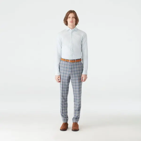 INDOCHINO Mileto Check And Brown Pants