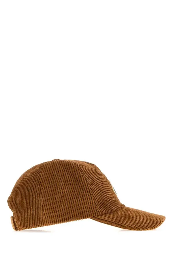 Moncler Caramel Stretch Corduroy Baseball Cap