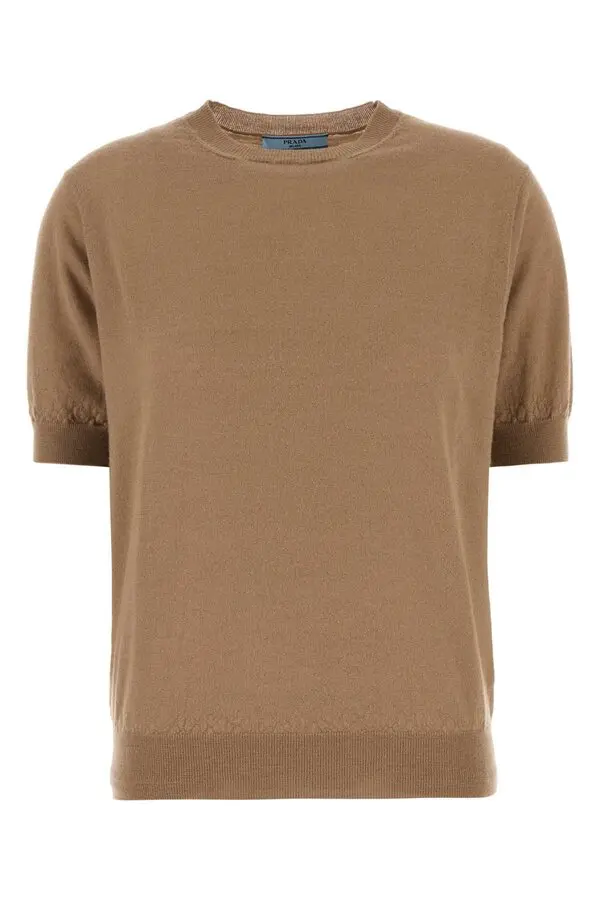 Prada Camel Cashmere Sweater - Brown