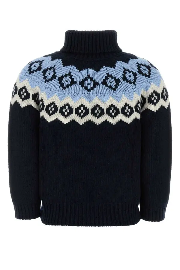 Prada Dark Wool Blend Sweater