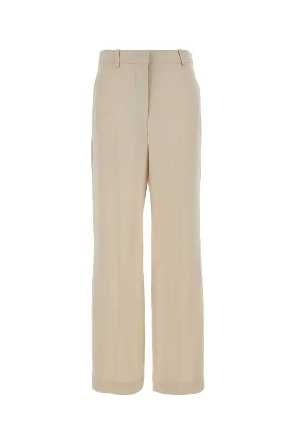 Isabel Marant Étoile Cream Crepe Noanda Palazzo Pant - White