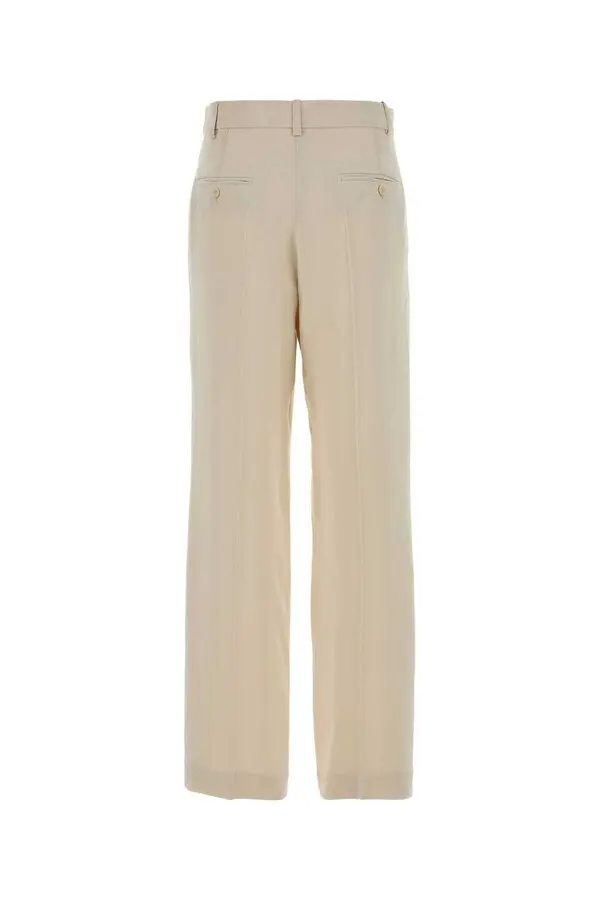 Isabel Marant Étoile Cream Crepe Noanda Palazzo Pant - White