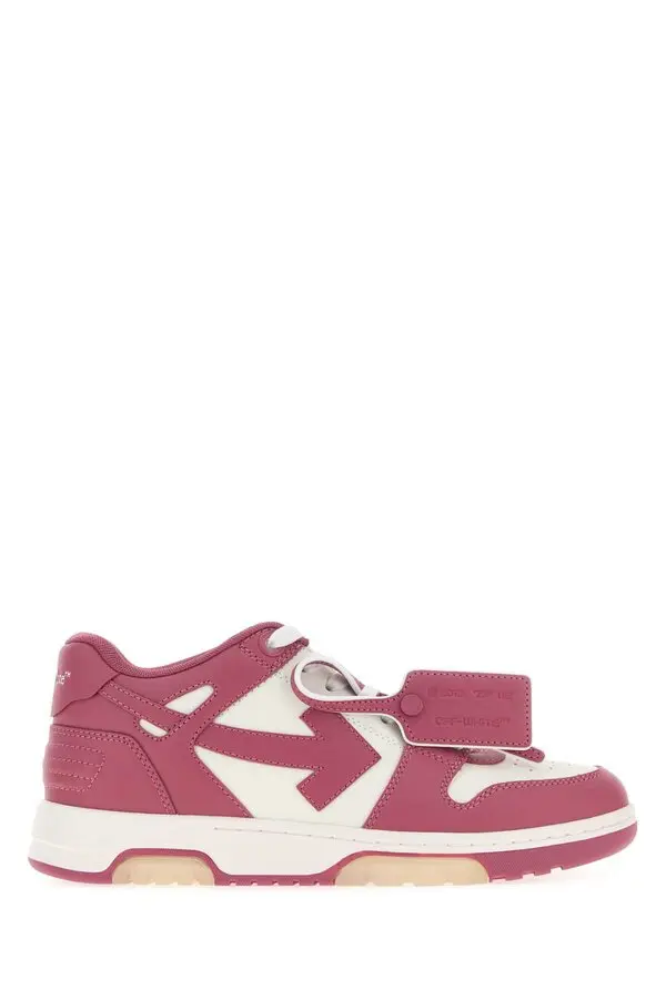 Off-White Two-tone Leather Out Of Office Sneakers - Multicolor