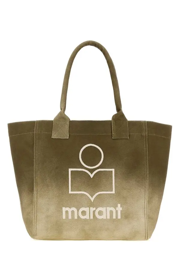 Isabel Marant Étoile Khaki Canvas Small Yenky Shopping Bag - Green