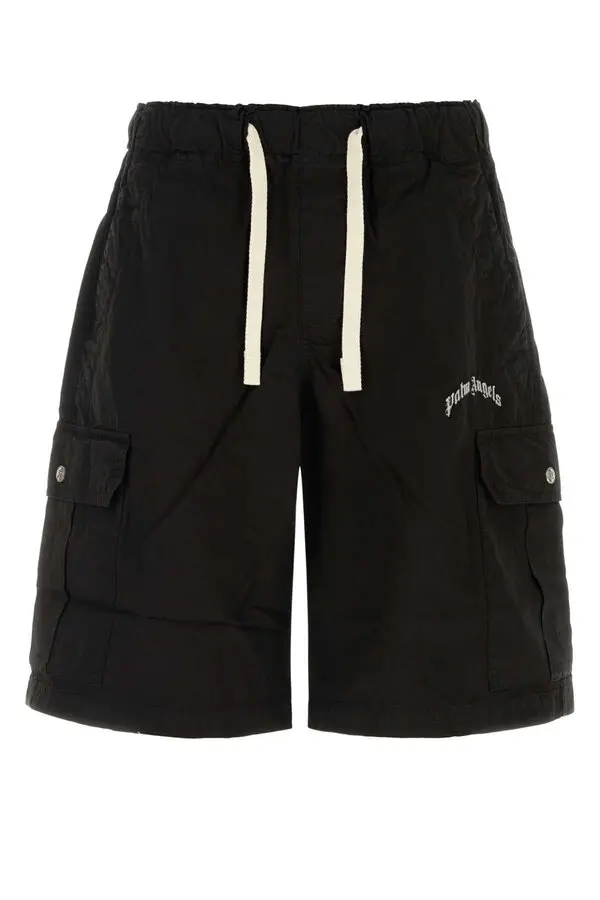 Palm Angels Cotton Bermuda Shorts
