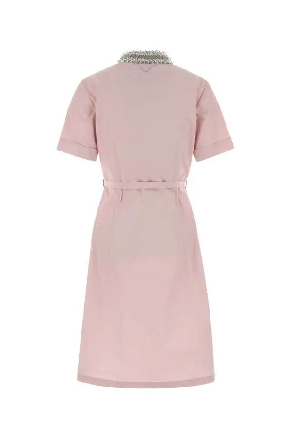 Prada Pastel Poplin Shirt Dress