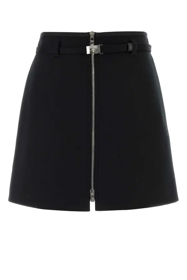 Prada Wool Mini Skirt