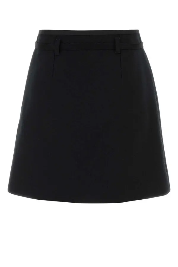 Prada Wool Mini Skirt