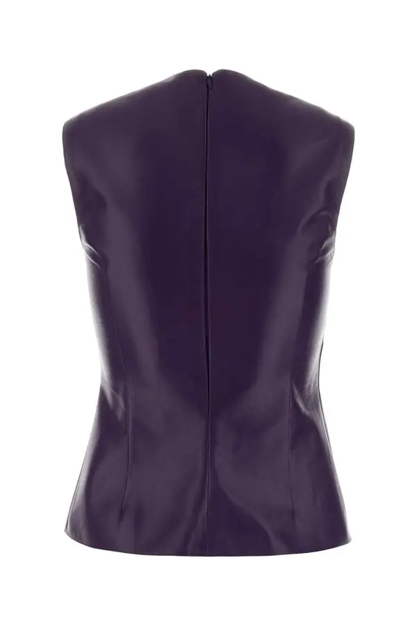 Miu Miu Leather Top