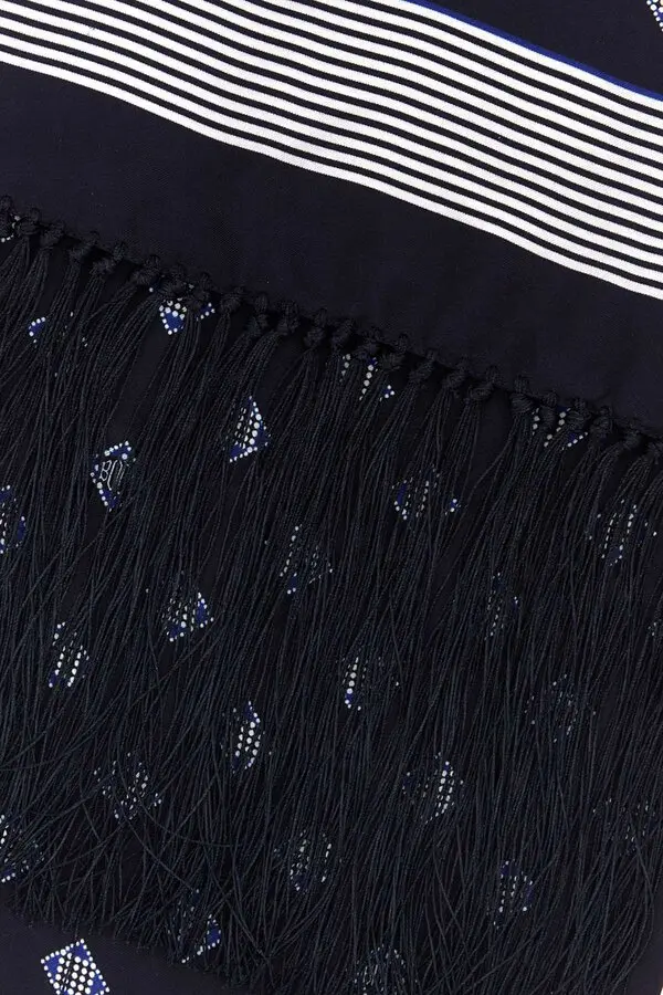 BODE Printed Silk Scarf