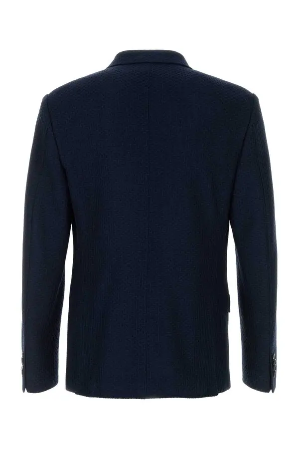 Etro Navy Jersey Jacket - Blue