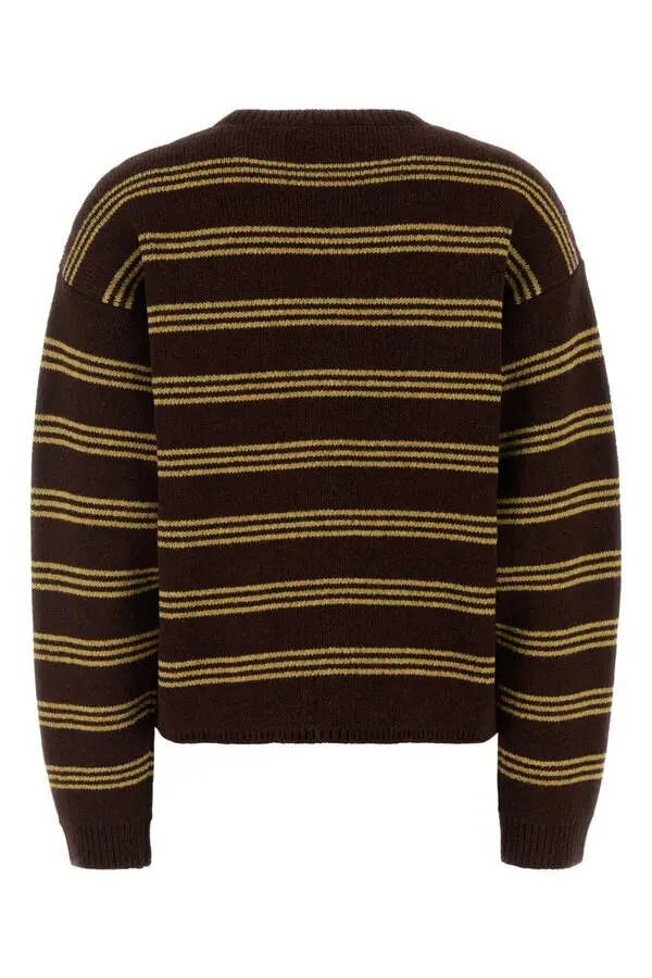 Miu Miu Embroidered Wool Blend Cardigan
