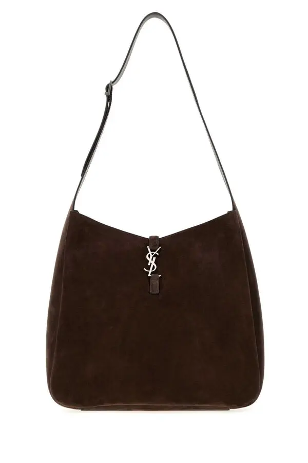 Saint Laurent Maxi Hobo Suede Handbag - Toastedcoffeetoco