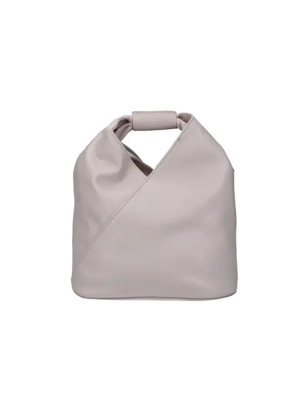 MAISON MARGIELA Soft Hobo Bag With Top Handle - Grey