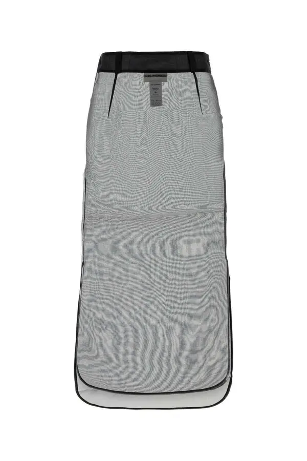 DES_PHEMMES Light Knit Silk Skirt