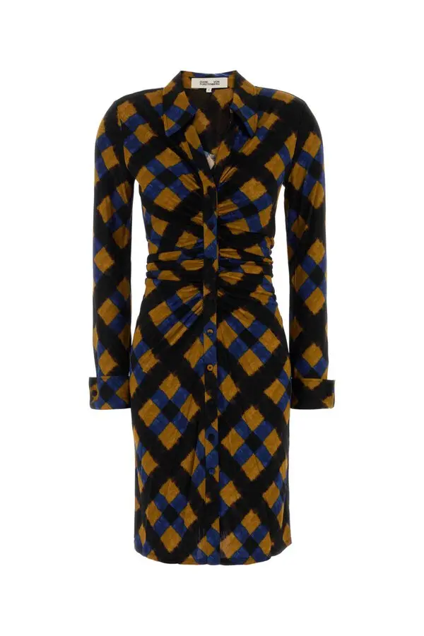 Diane Von Furstenberg T-shirt Sheska Dress - Printed