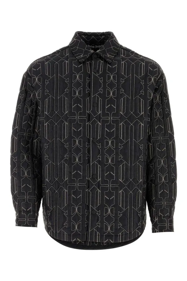 Palm Angels Embroidered Nylon Padded Shirt - Multicolor