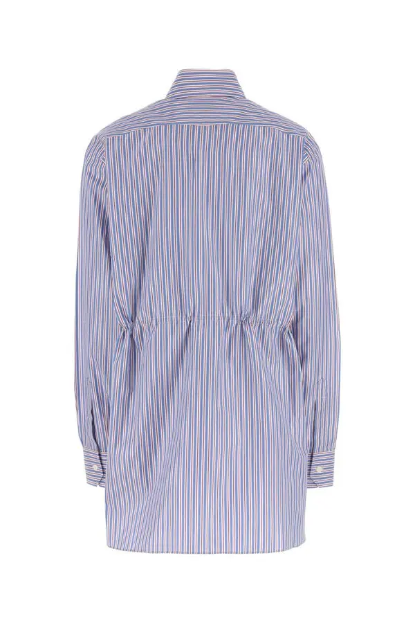 Prada Embroidered Poplin Shirt