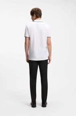 Hugo Extra-slim-fit Tuxedo Pants In A Wool Blend
