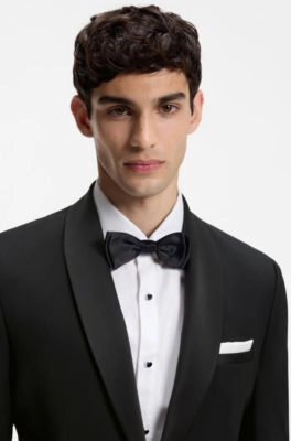 Hugo Shawl-collar Tuxedo Jacket In A Performance Wool Blend